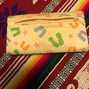 Bags | 31 Quilted Beach Theme Wallet | Poshmark